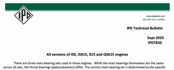 IPD Parts for Detroit Diesel Series 60 | IPD
